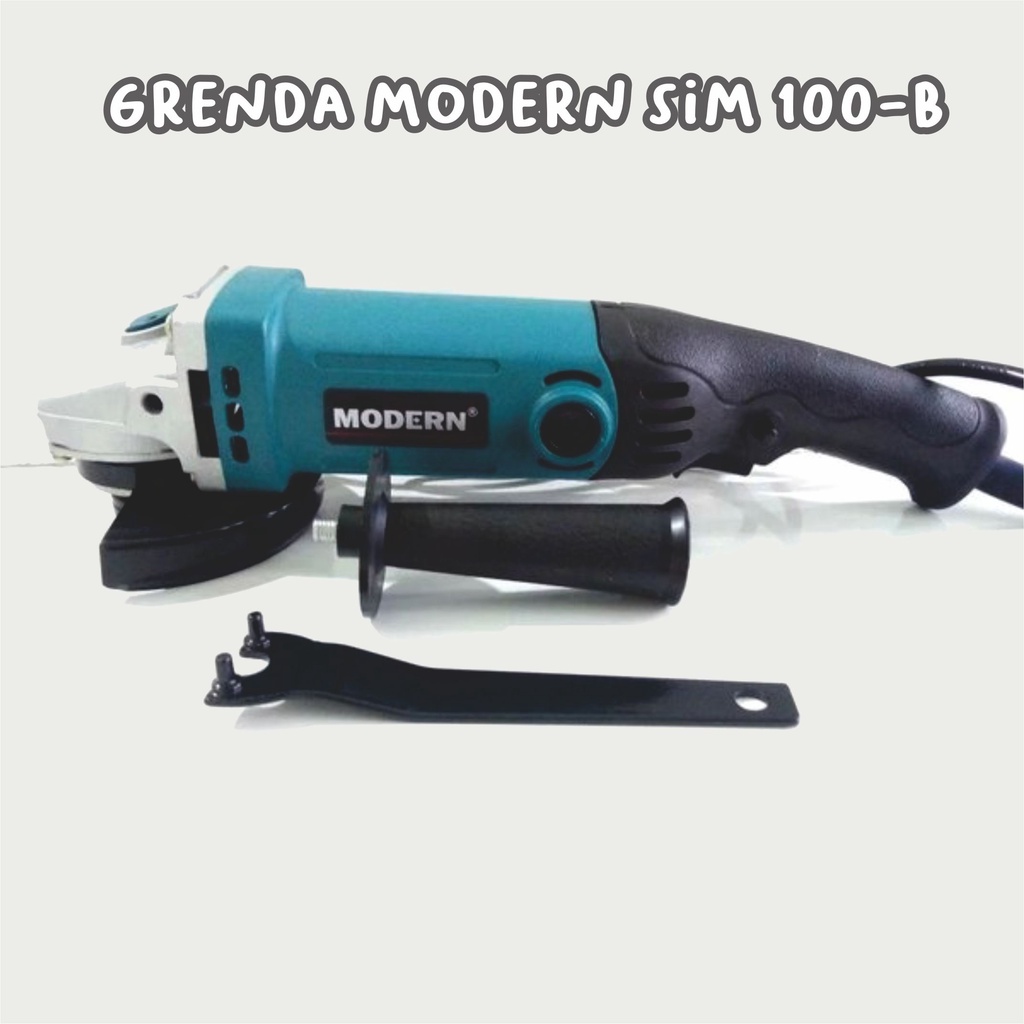 Jual Mesin Gerinda Modern Tipe SIM100B // Angle Grinder | Shopee Indonesia