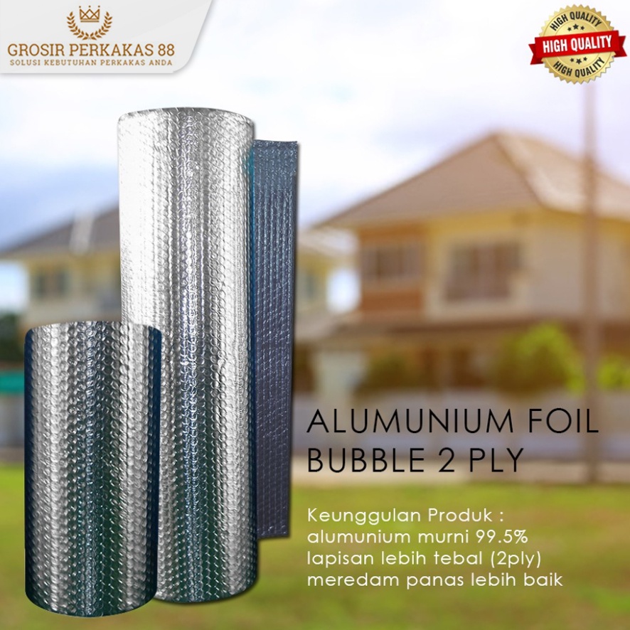 Jual Aluminium Foil Atap Rumah Alumunium Bubble Pendingin Peredam Panas ...