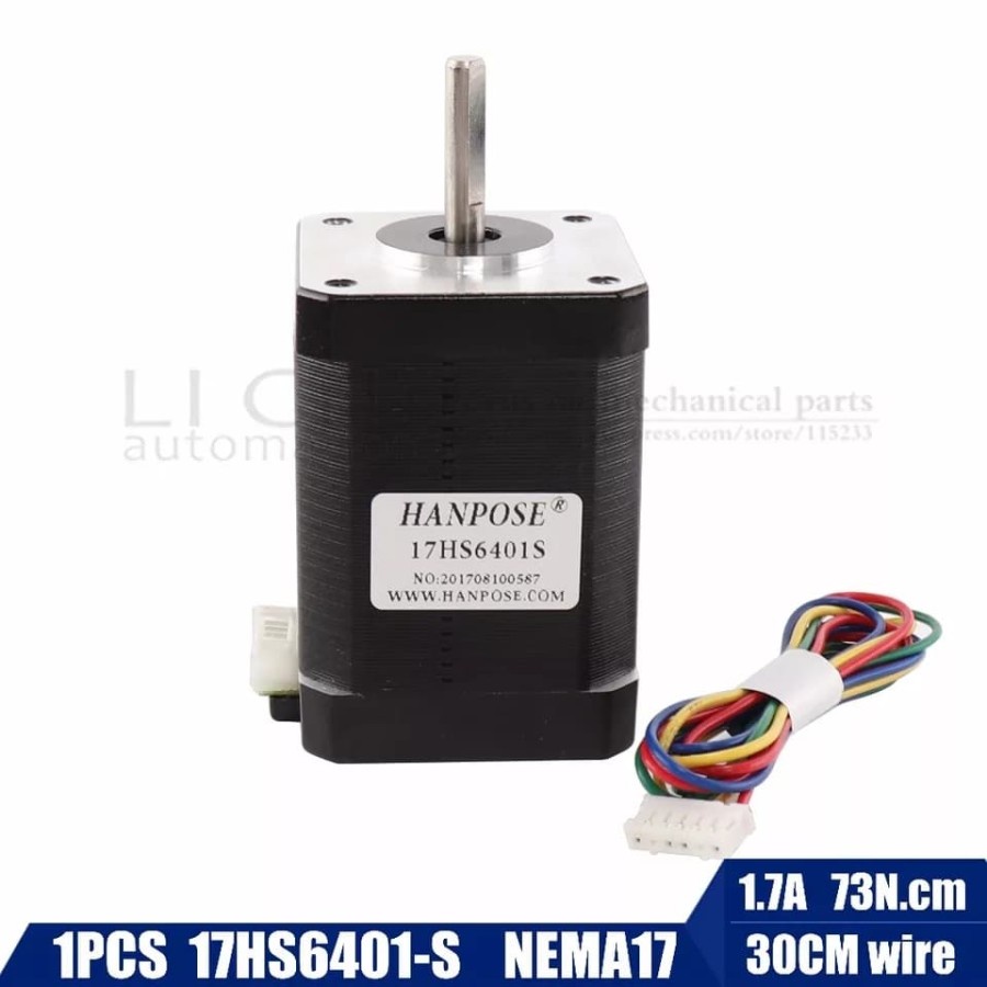 Jual nema17 stepper motor hanpose 17HS6401 1.7A | Shopee Indonesia