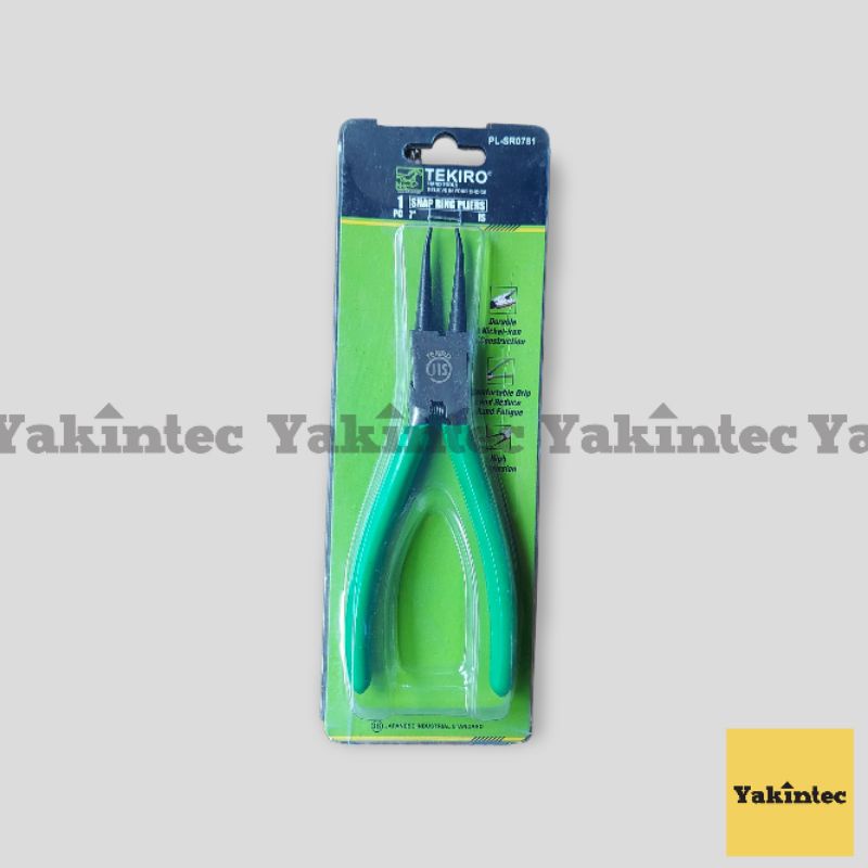 Jual Tang Snap Ring 7" Inch Lurus Tutup / Snap Ring Pliers Internal ...