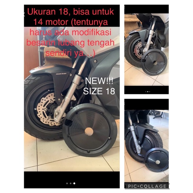 Jual Wheeldop Tutup Velg Peleg Sepeda (Motor) BAHAN PLASTIK KUAT BUKAN ...