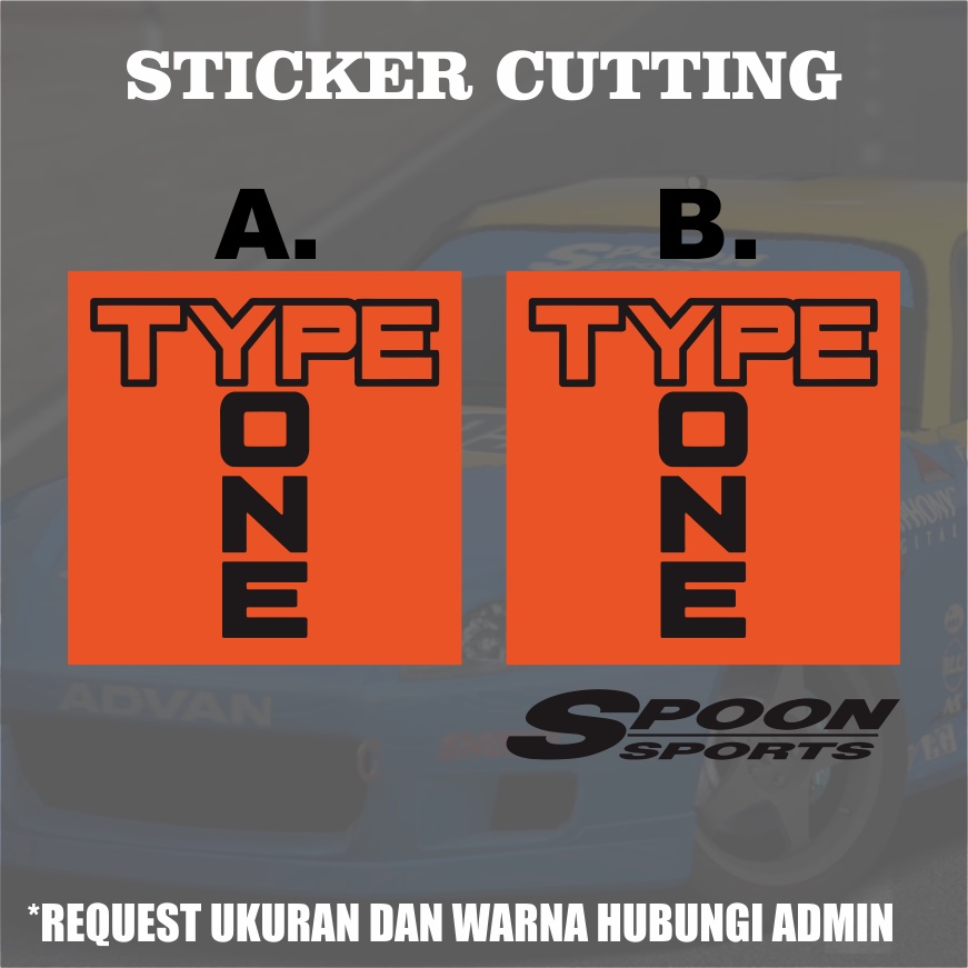 Jual Stiker Cutting Type One / Sticker Cutting | Shopee Indonesia