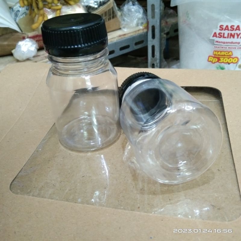 Jual BOTOL PLASTIK KALE Merk FOODPACK UK 100ML | Shopee Indonesia