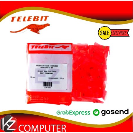 Jual conector RJ45 Cat 6 Telebit Original | Shopee Indonesia