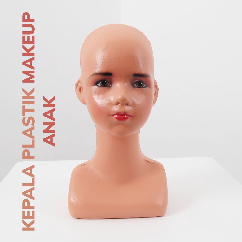 Jual Patung Manekin Kepala Plastik Anak Bayi Kecil Make Up DM 72 ...