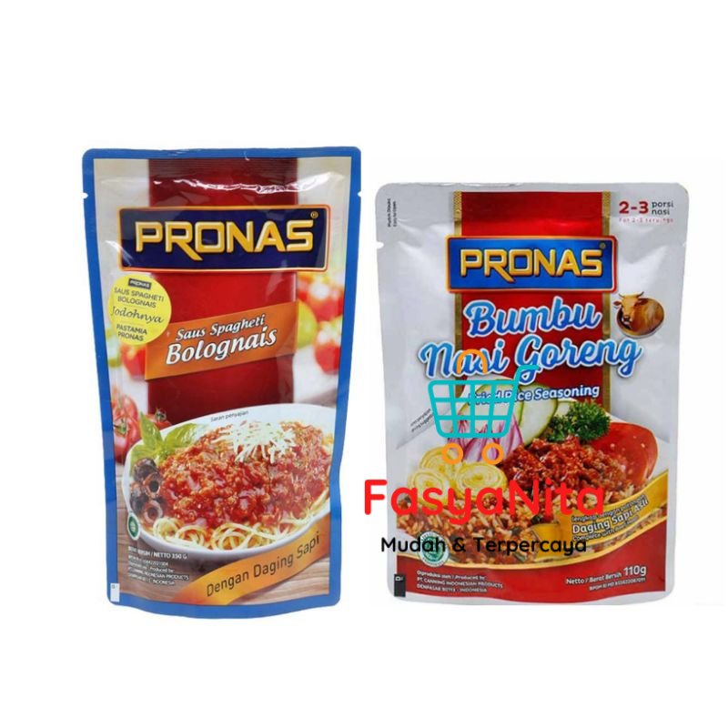 Jual Pronas bumbu instant nasi goreng dan spagetti rasa daging sapi ...