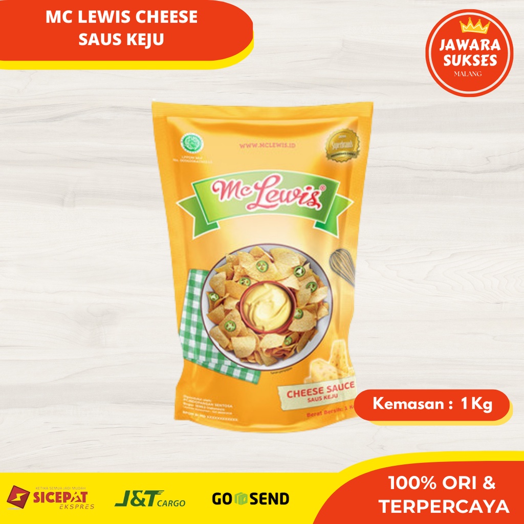 Jual Mc Lewis Cheese Sauce 1kg | Mclewis Saus Keju 1kg | Shopee Indonesia