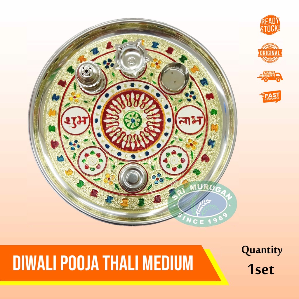 Jual DIWALI POOJA THALI MEDIUM | Shopee Indonesia