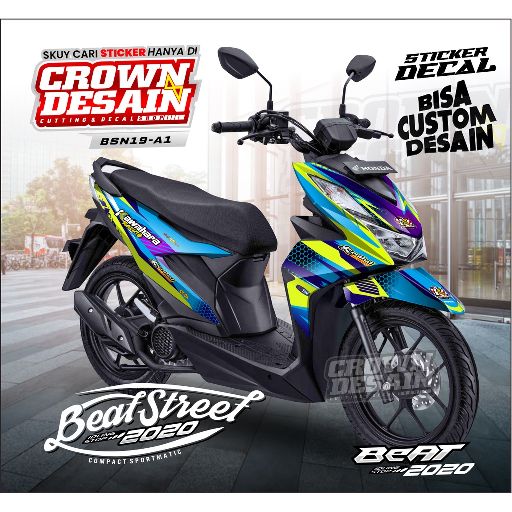 Jual DEKAL STIKER BEAT STREET NEW 2020 - STICKER STRIPING FULLBODY BEAT ...