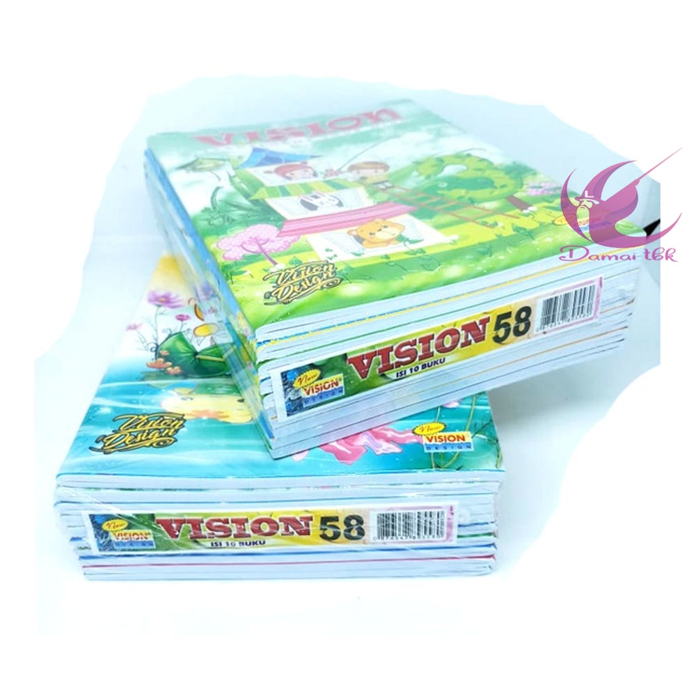 Jual Buku Tulis 58 Lembar/Vision 1 Buku | Shopee Indonesia