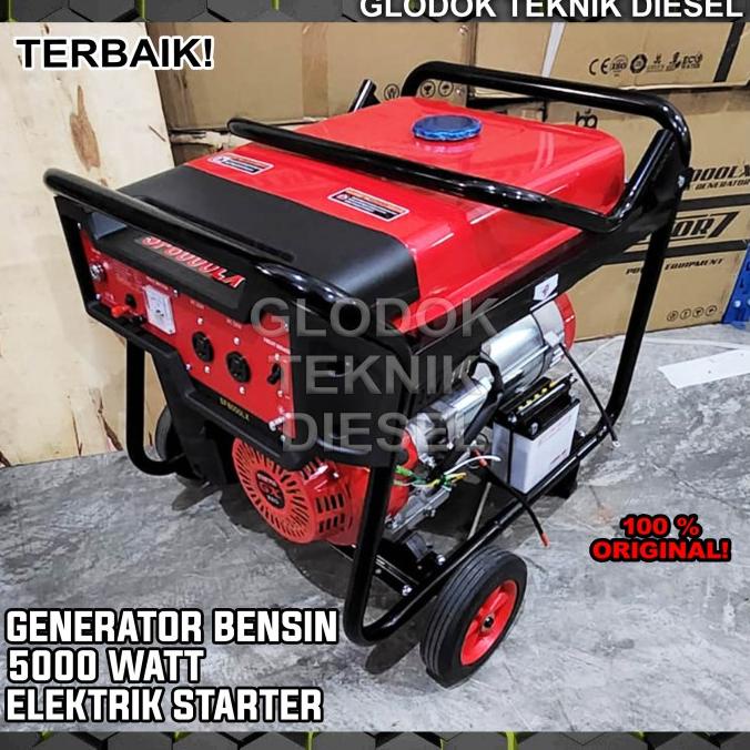 Jual TREND GENSET BENSIN 5000 WATT / GENERATOR LISTRIK KUALITAS TERBAIK ...