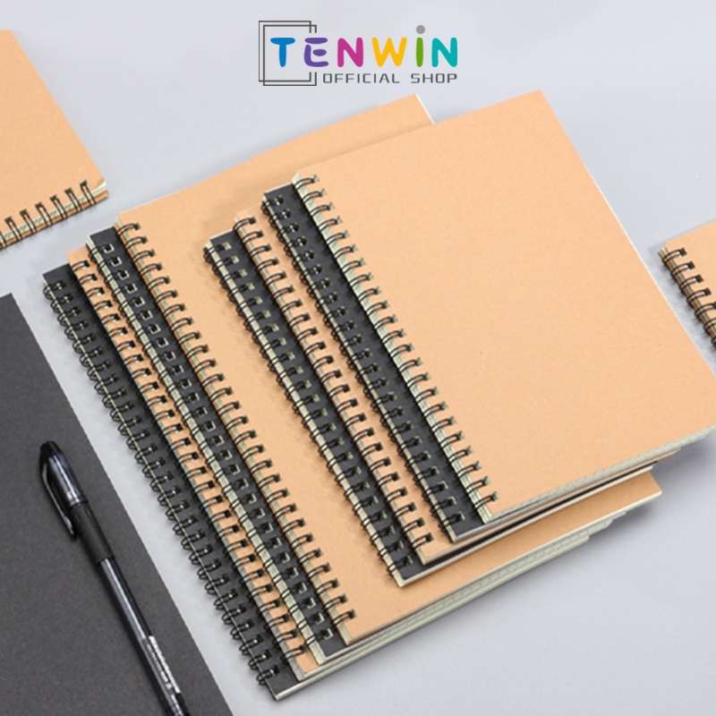 Jual Spiral Notebook / Buku Spiral A5/B5 60 lembar-Tenwin | Shopee ...