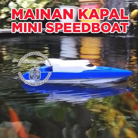 Jual Mainan Kapal Mini Speedboat | Mainan Air Edukasi Kado Anak ...