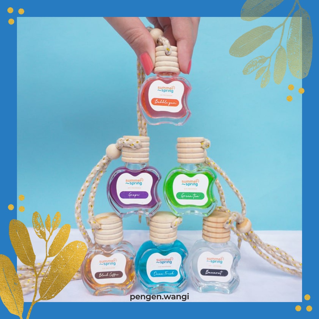 Jual Pewangi Parfum Mobil - Botol Apel Summerspring 10ml | Shopee Indonesia