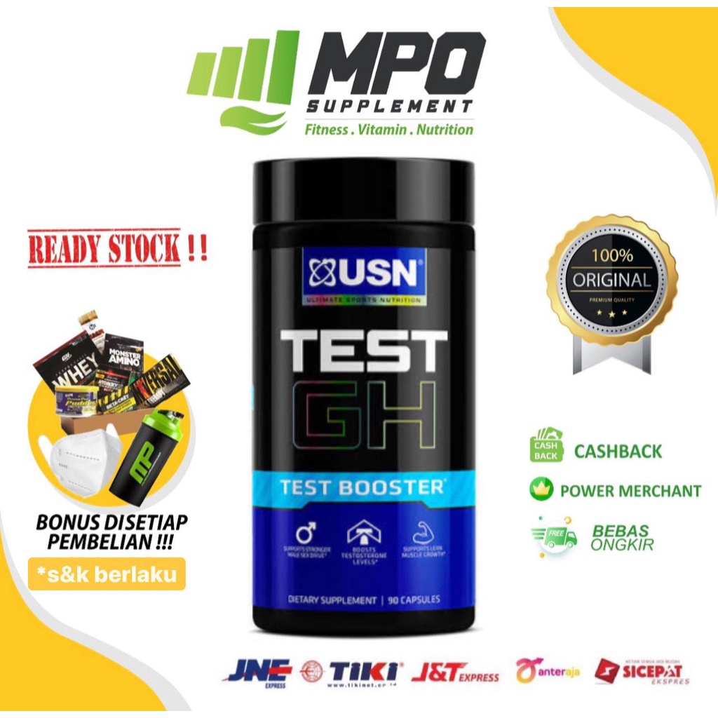 Jual USN Fit Test GH (90caps) USN Fit Testoterone Booster Testo Booster ...
