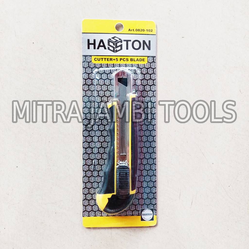 Jual CUTTER HASSTON PROHEX DENGAN 5 PISAU | Shopee Indonesia