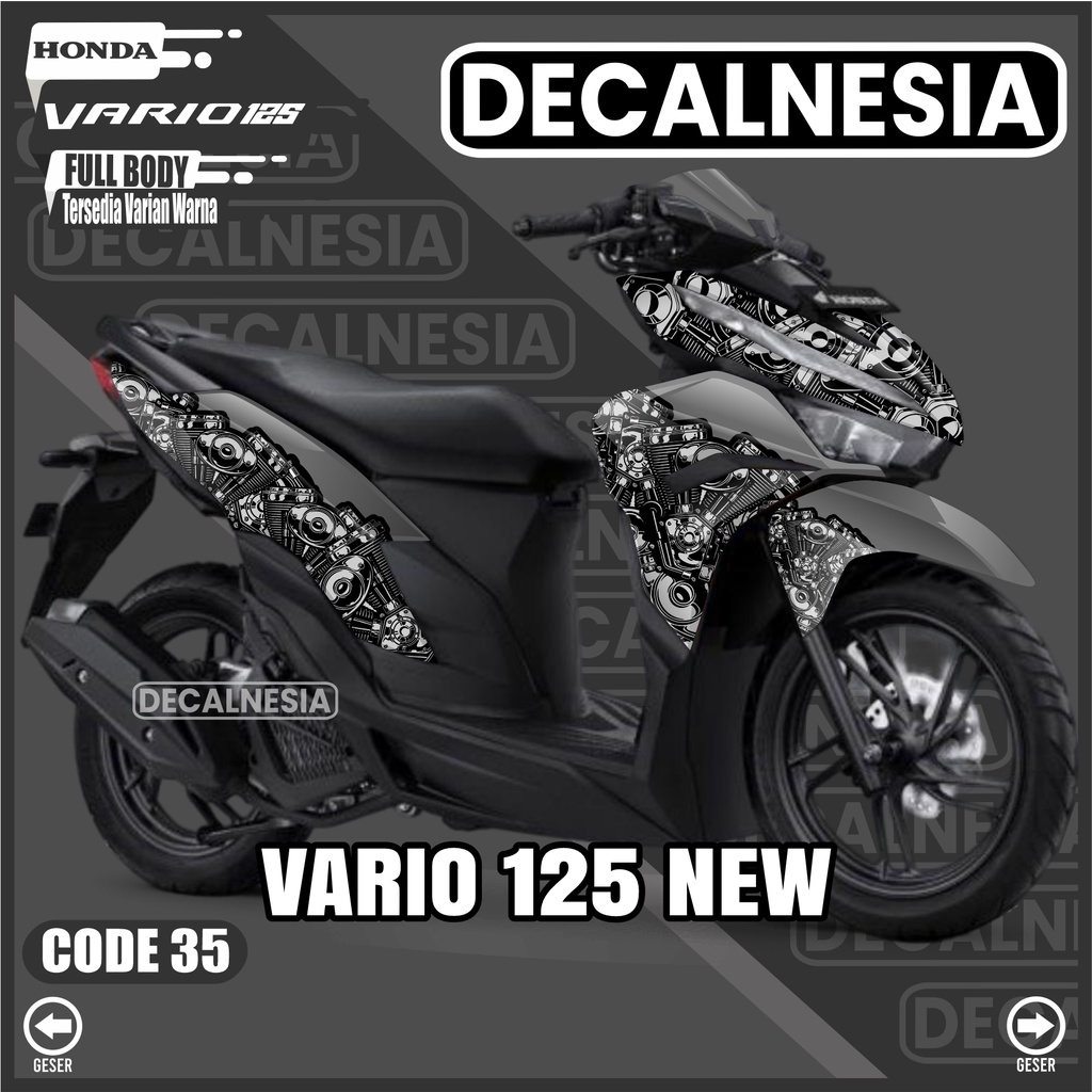 Jual Stiker Decal Vario 125 New 2022 2023 Full Body Sticker CBS ISS SP Motor Honda Variasi ...