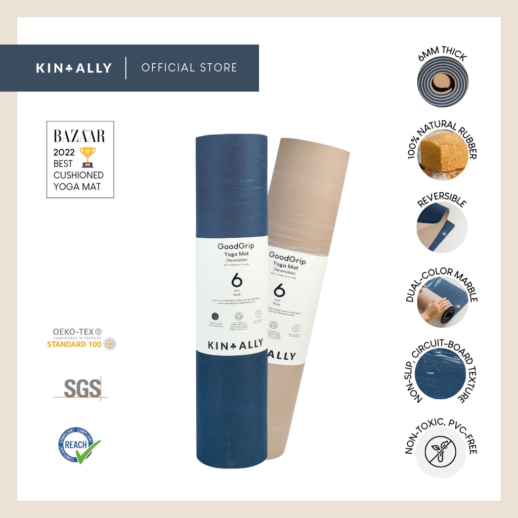 Jual Kin + Ally GoodGrip Yoga Mat | Shopee Indonesia