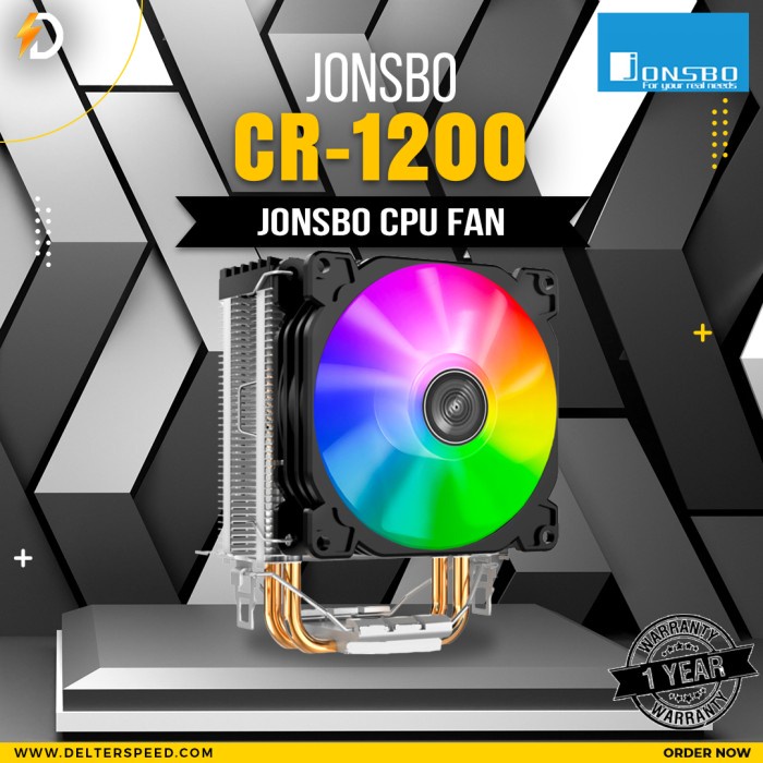 Jual Cooler Jonsbo Cr-1200 92Mm Tower Cpu Air Cooler Radiator Fan Pc ...