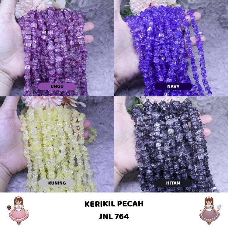 Jual Code 764 manik mote batu Kerikil kaca pecah | Shopee Indonesia
