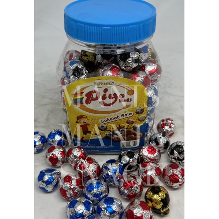 Jual Cokelat Bola Piyo Ball Coklat toples isi 60 pcs | Shopee Indonesia