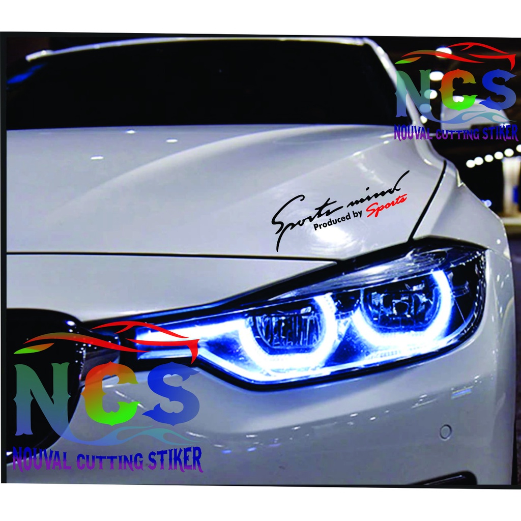 Jual NEW STIKER MOBIL KAP MOBIL stiker sticker sportmind sticker mobil ...