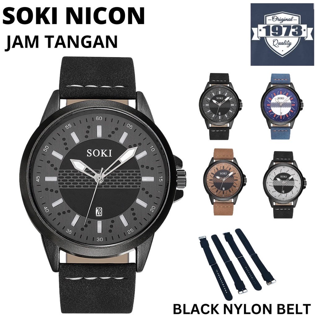 Jual SOKI NICON - Jam tangan pria arloji pria sporty men's watch - FREE ...