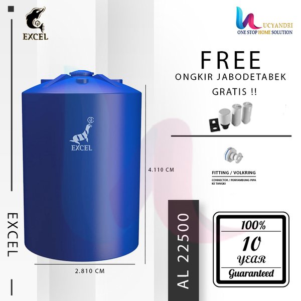 Jual Tangki Air EXCEL AL 22500 - 22.500 Liter Toren / Tandon AL 22500 ...