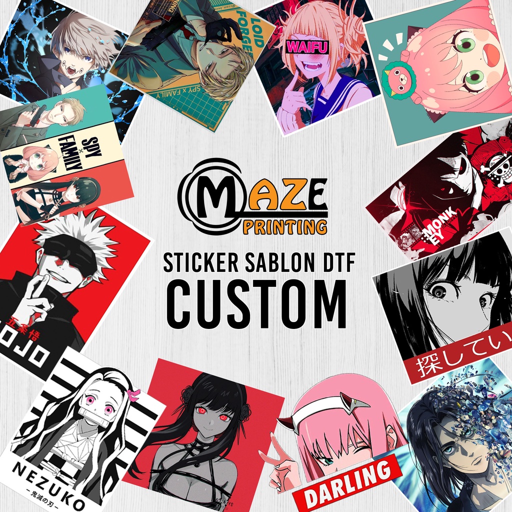 Jual STICKER SABLON SETRIKA KAOS PRESS SENDIRI DTF GAMBAR STIKER CUSTOM ...