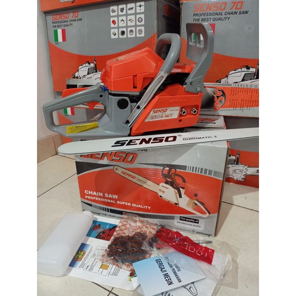 Jual mesin chainsaw senso ms788 laser 22inci mesin potong kayu senso ...