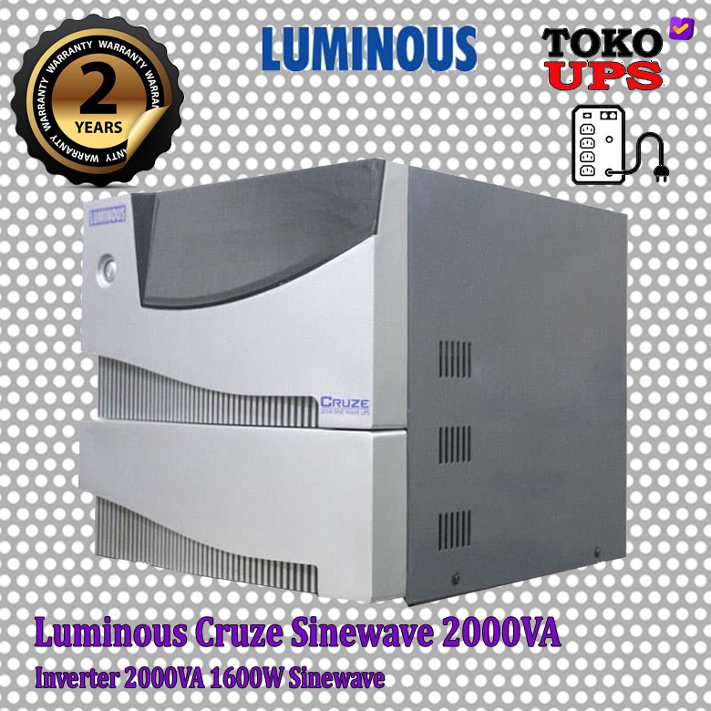 Jual Luminous 2000VA 1600W 24V Luminous Cruze Sinewave Inverter Single ...