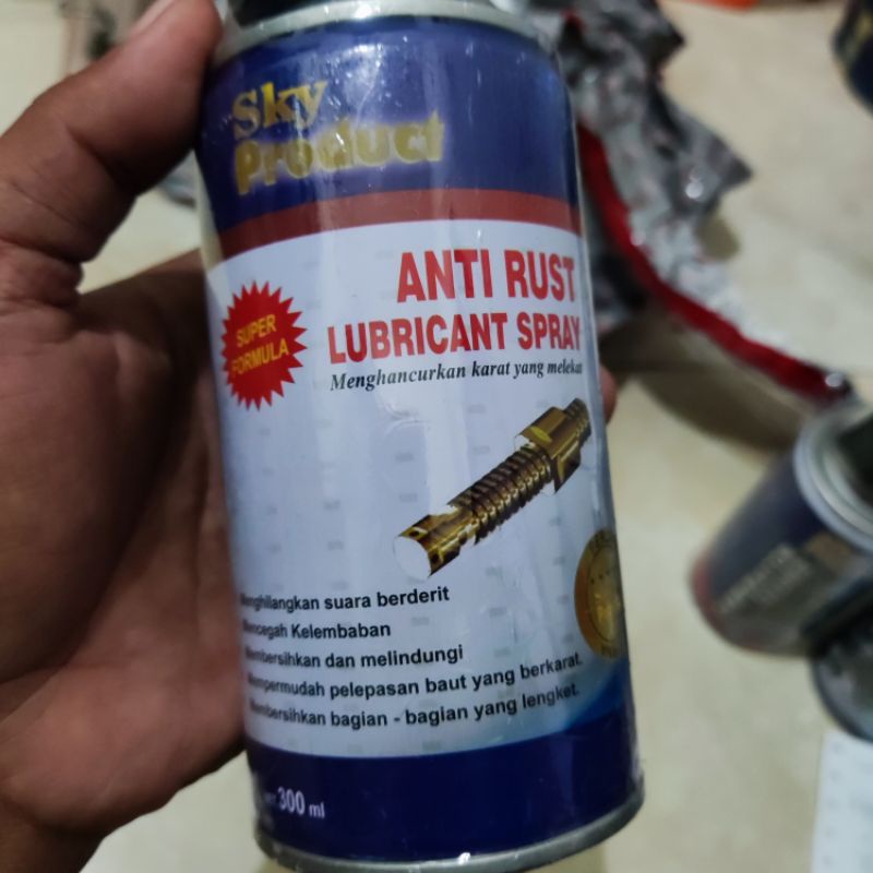 Jual Lubricant Spray Cairan Anti Karat Rust Sky Pelapis Penghilang ...