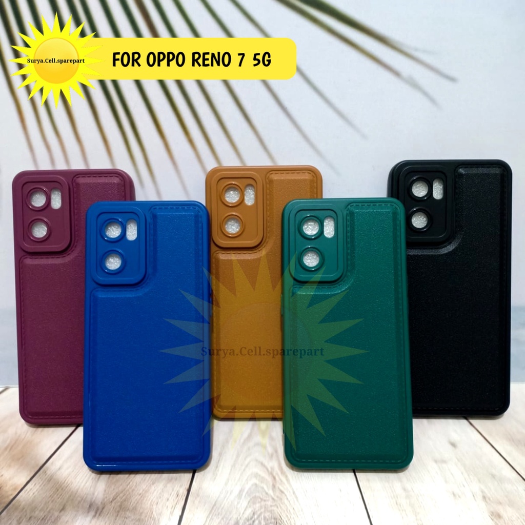 Jual Case Square Leather Pro Oppo Reno 7 4g Reno 7 5g Reno 8 4g 5g Reno ...