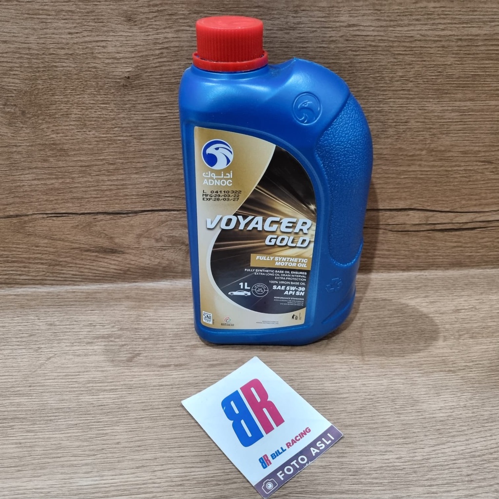 Jual Adnoc Voyager Gold 5W-30 1 liter OLI | Shopee Indonesia