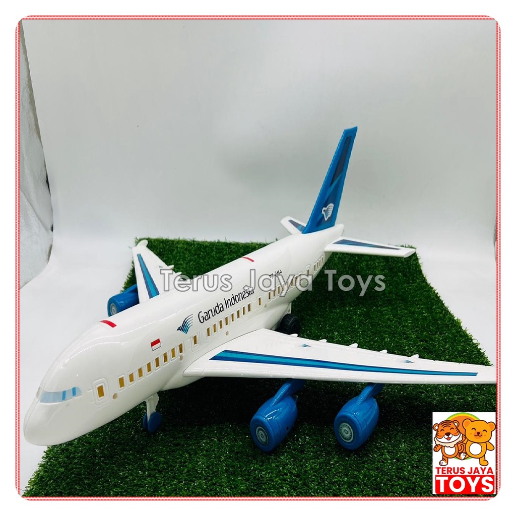 Jual MAINAN ANAK PESAWAT GARUDA INDONESIA JUMBO AIR PLANE | Shopee ...