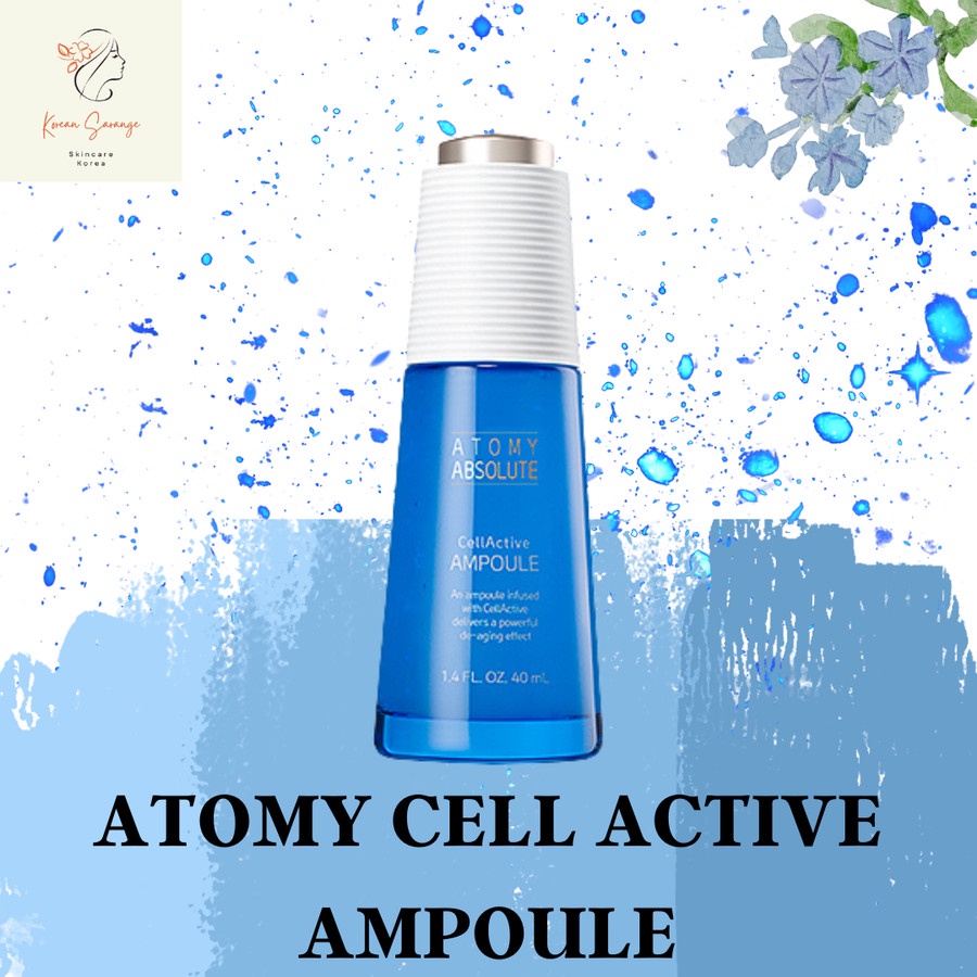 Jual CELL ACTIVE AMPOULE SERUM original korea 40ml | Shopee Indonesia