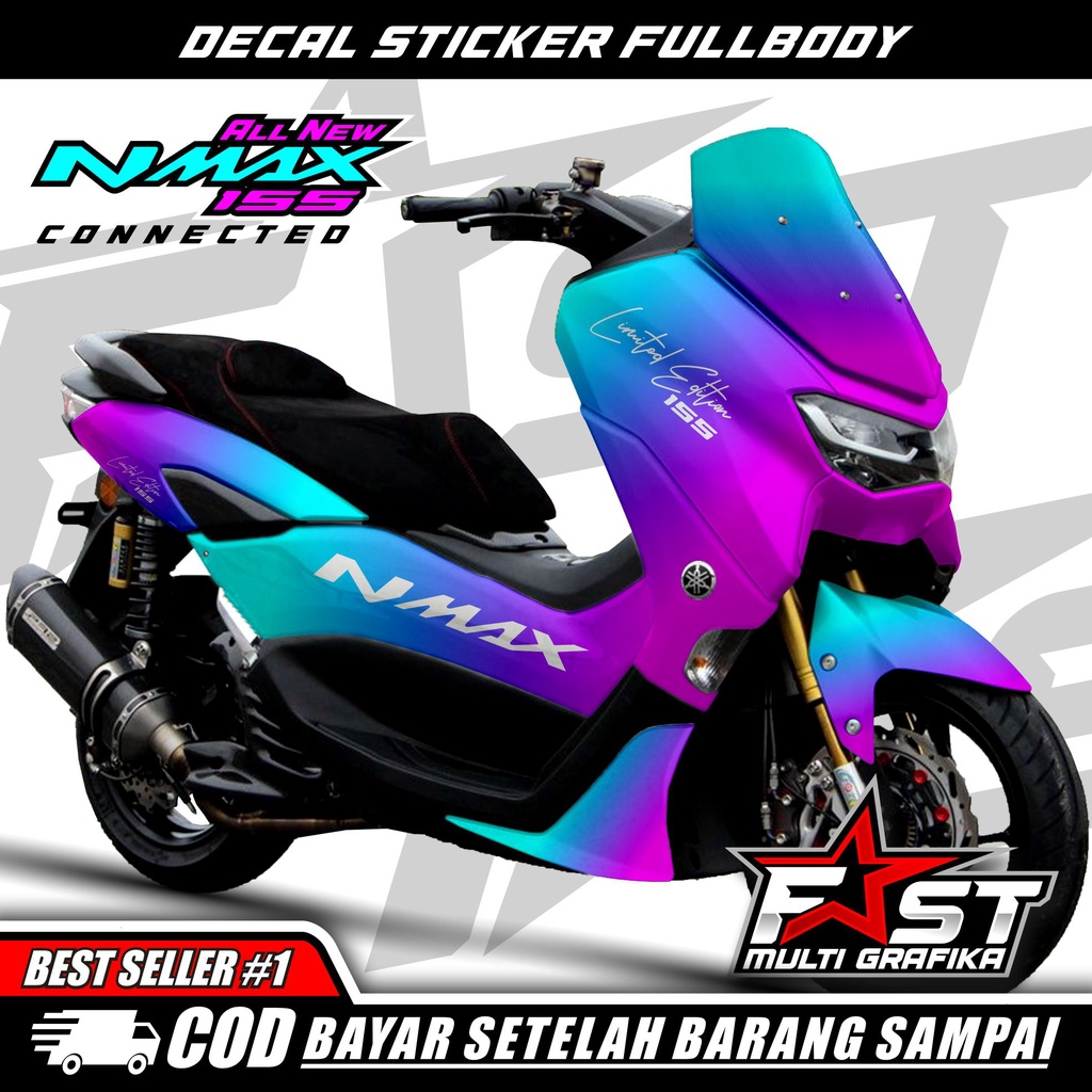 Jual BISA COD Decal Sticker Yamaha Nmax 155 New Fullbody Bunglon Decal ...