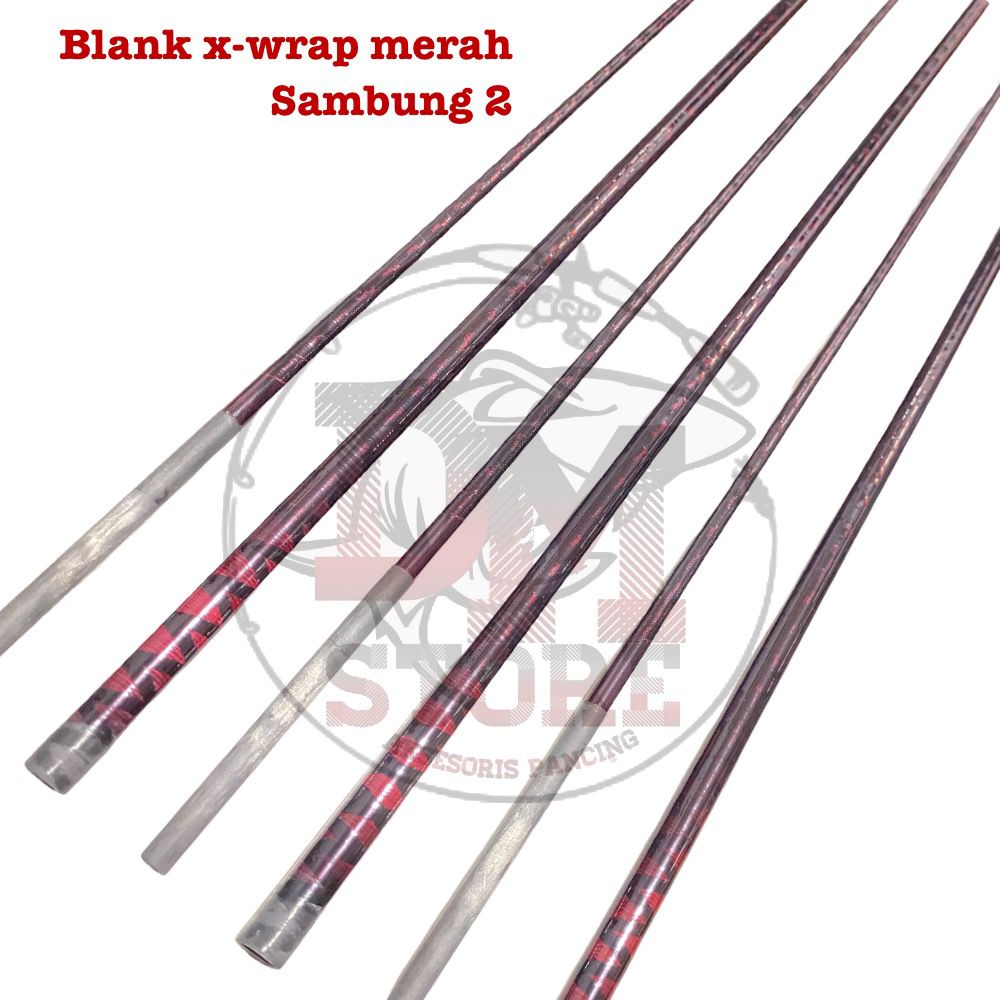 Jual Blank carbon hollow x wrap merah - blank xwrap merah sambung 2 | Shopee Indonesia