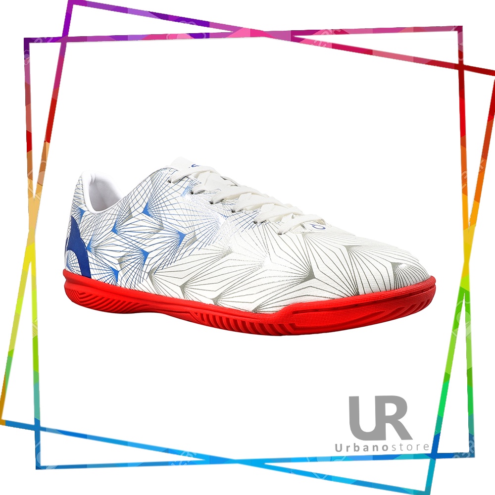 Jual Sepatu Futsal Ortuseight ORIGINAL NEUTRON IN WHITE OTRED TERBARU | Shopee Indonesia
