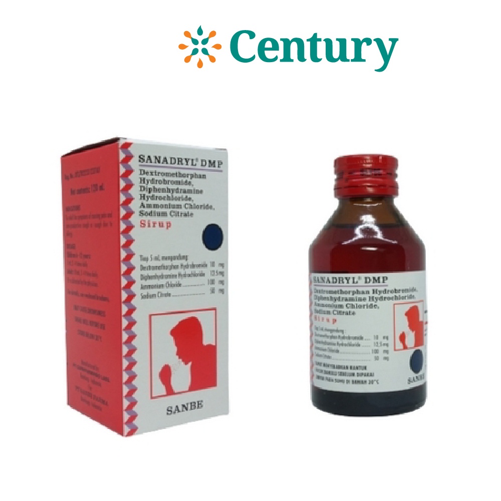 Jual SANADRYL DMP SYRUP 120ML / BATUK TIDAK BERDAHAK | Shopee Indonesia