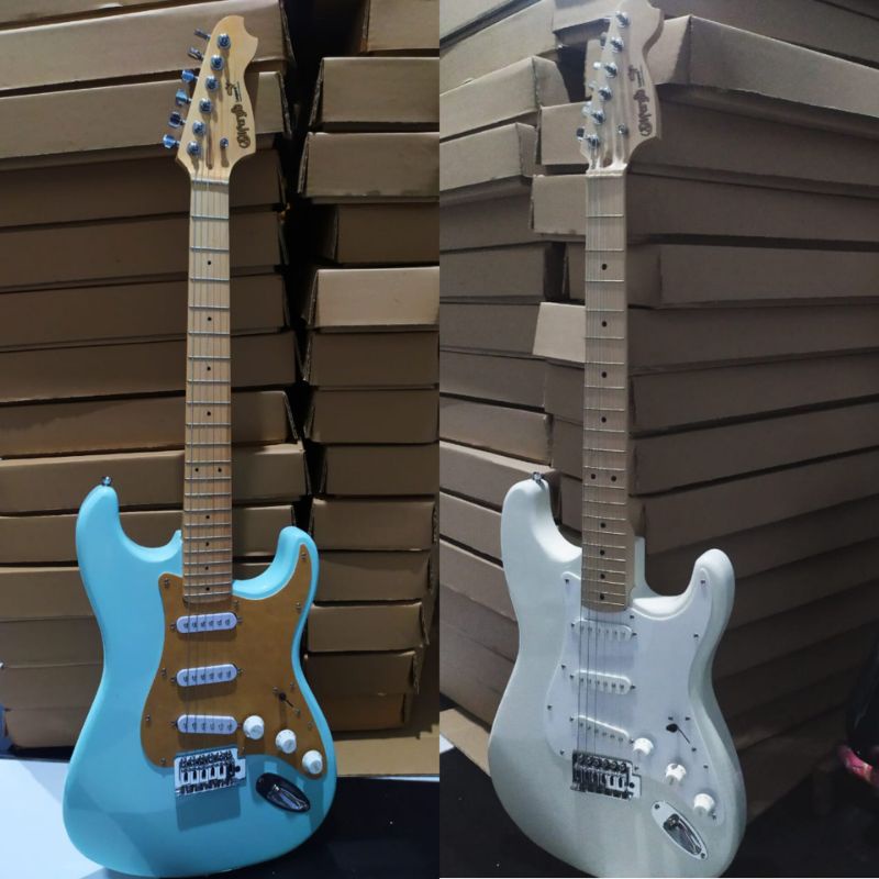 Jual Gitar listrik elektrik original Difergio,Bonus peking kayu ...