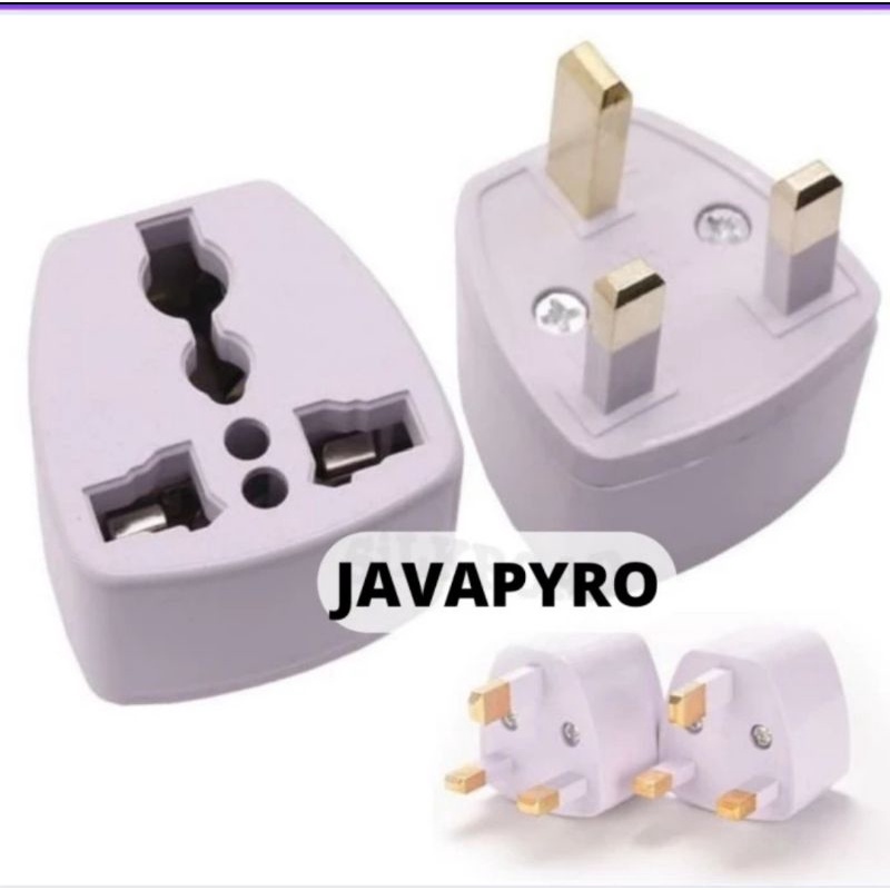 Jual Steker Universal Colokan Kaki 3 Adaptor Listrik Traveler Plug AC ...