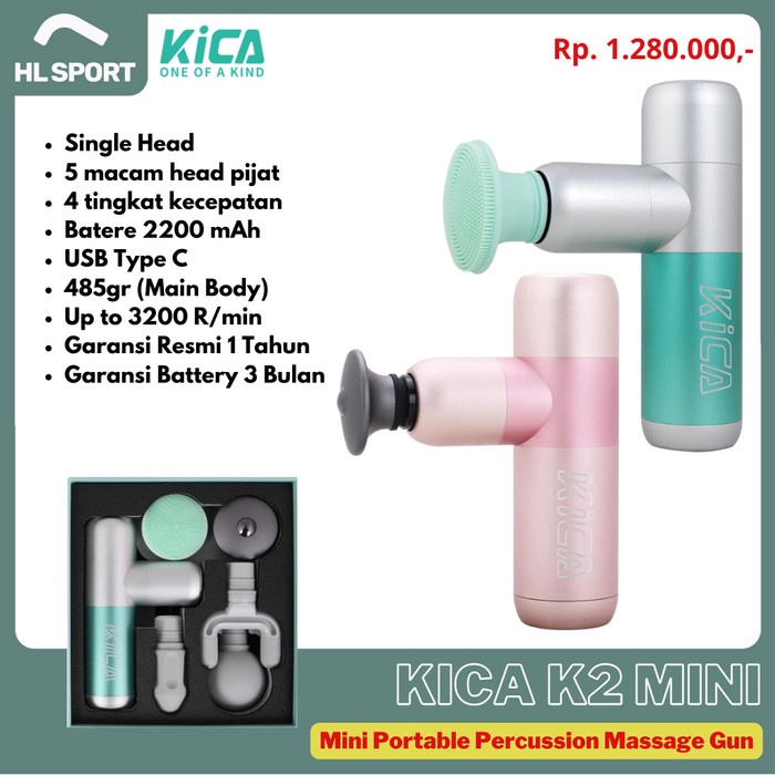 Jual Kica K2 Mini K-2 Massage Gun Muscle Alat Pijat Eletric Kecil ...