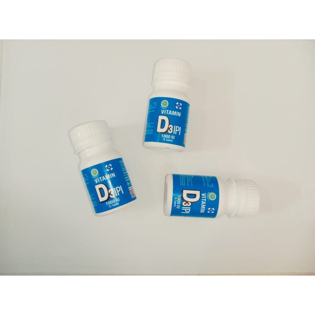 Jual Vitamin D3 IPI 1000IU 75 Tablet | Shopee Indonesia