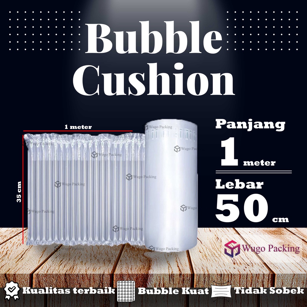 Jual 50cm Bubble Wrap Inflatable Roll Air Bag Cushion Packing (meteran ...