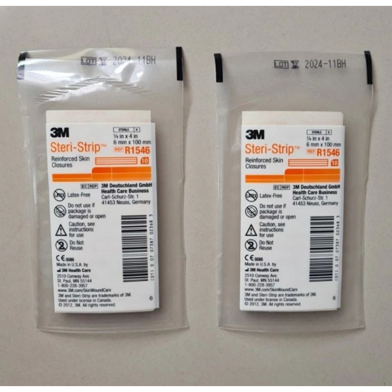 Jual 3M Steri-Strip R1546 / Plester Luka Tanpa Jahitan 1/4 in x 4 in ...