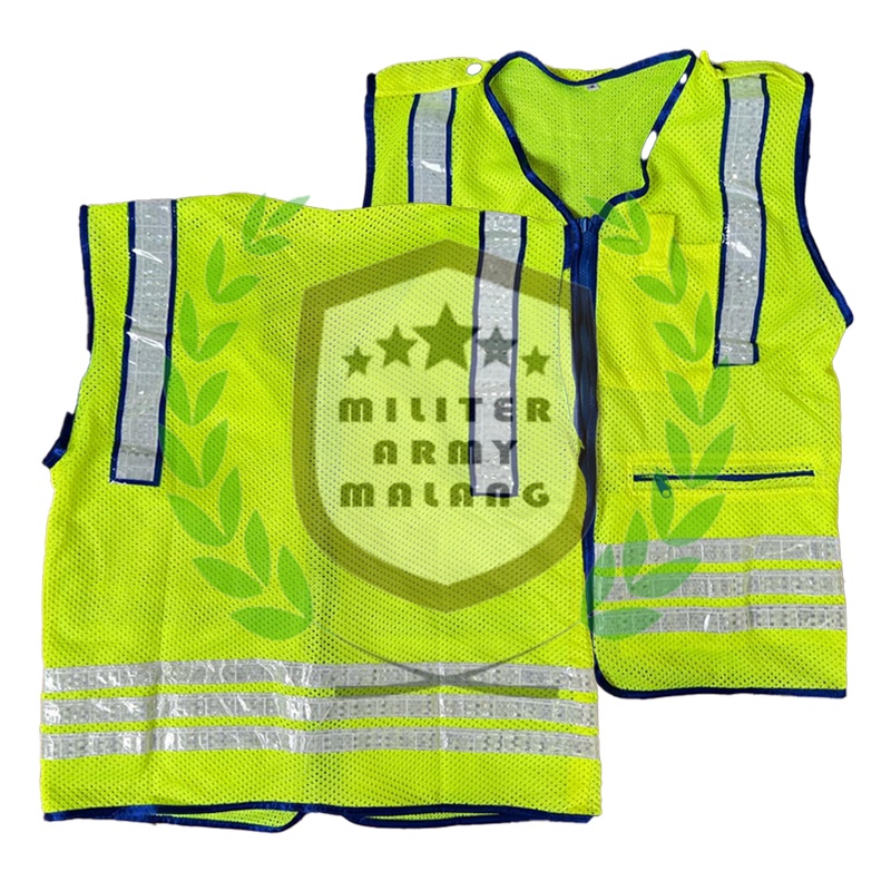 Jual rompi scurity atau satpam bahan jaring bagus ukuran M L XL XXL ...