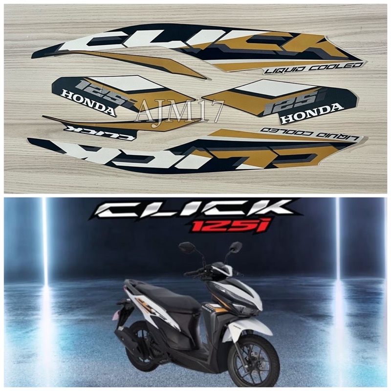 Jual STIKER STRIPING VARIO 2021 2022 CLICK 125i THAILAND PUTIH | Shopee ...