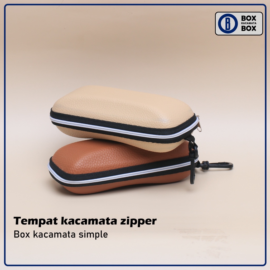 Jual Mustho Box Kacamata Hard Case / Tempat Kacamata Resleting Model ...