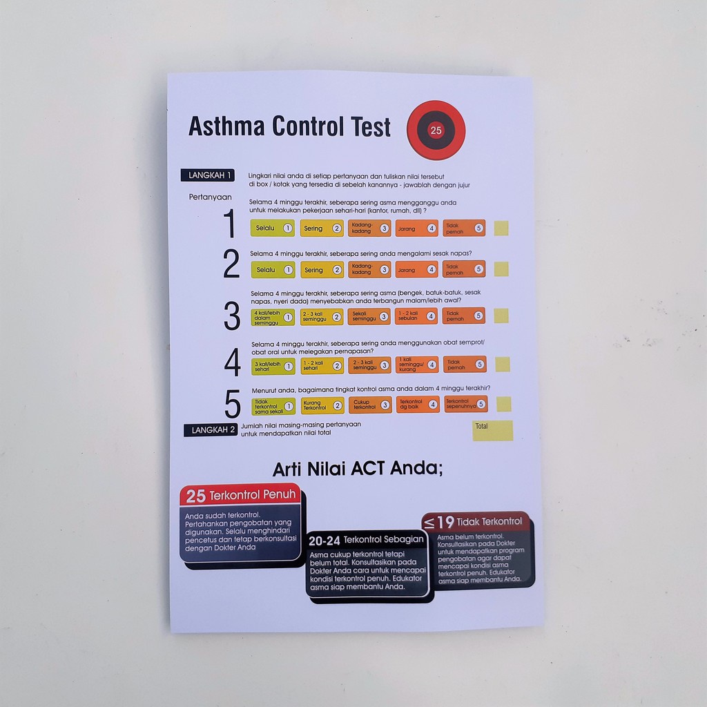 Jual Poster Kontrol Tes Asma / Poster ACT / Poster Asma Kontrol Tes ...